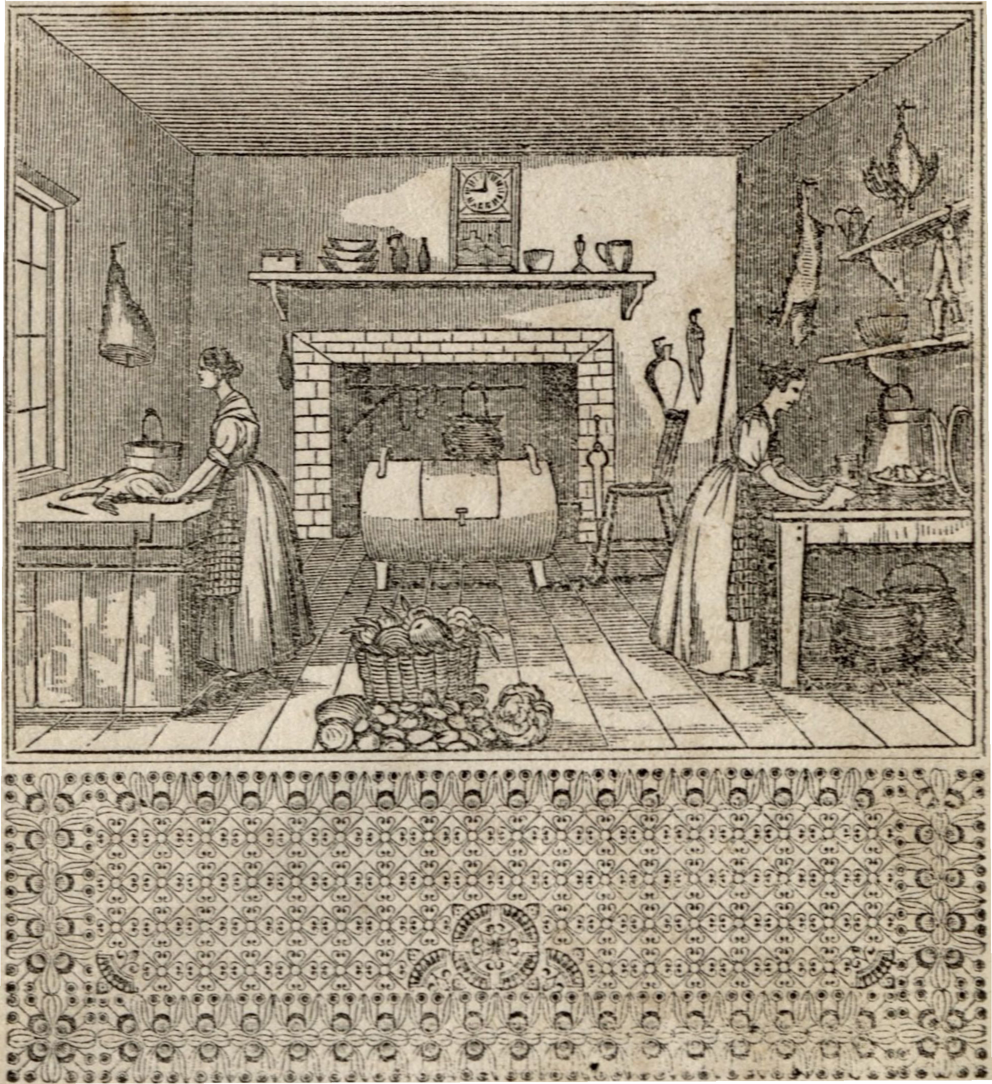 1845 New England Economical Housekeeper and Family Receipt Book, Mrs. E ...